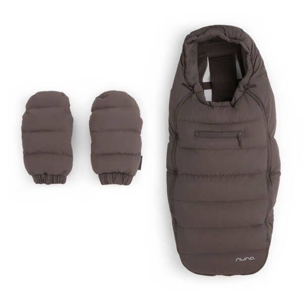 Nuna Winter Stroller Set - Chestnut for Cozy Outings - Baby B Store